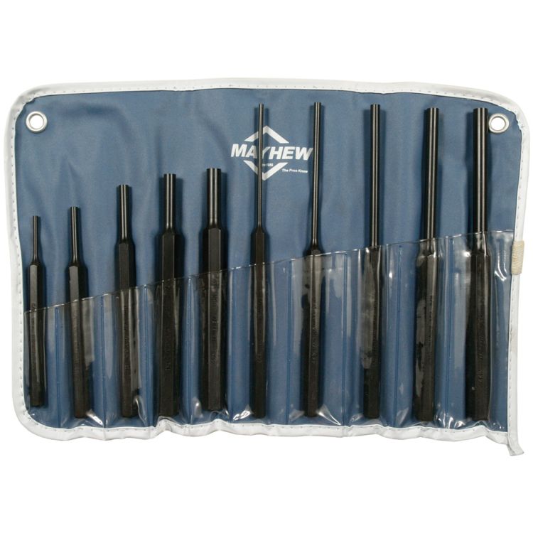 Mayhew Pro 10 Piece Pin Punch Set