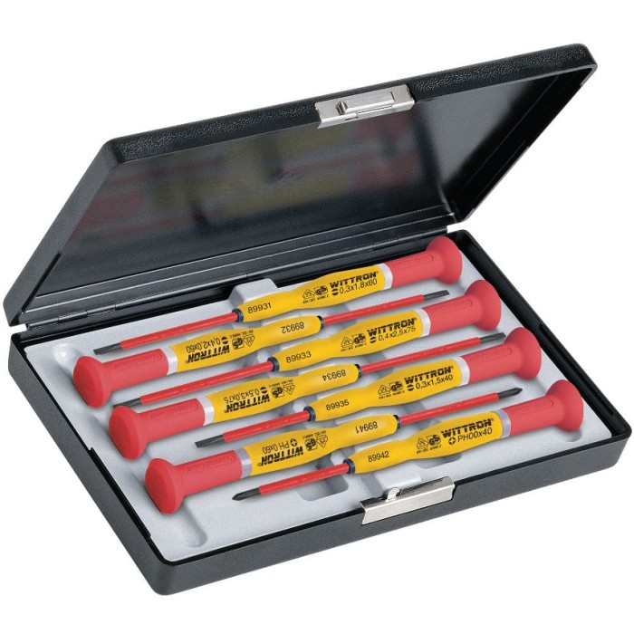 Wittron Insulated Precision 7 Piece Screwdriver Set Wittron Insulated Precision 7 Piece Screwdriver Set