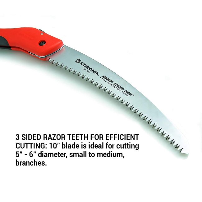 Corona Clipper Razor Tooth Folding 10-Inch Pruning Saw