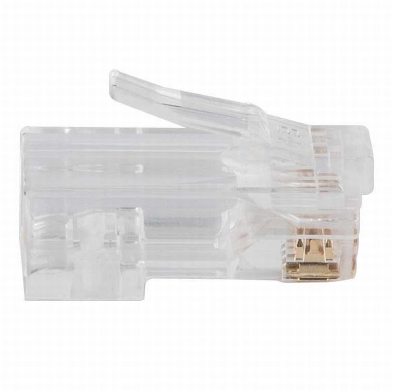 Klein Tool Pass-Thru Modular Data Plug RJ45-CAT6A 50-Pack Un-Shielded (UTP)